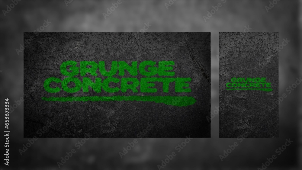 Duo Resolution Concrete Grunge Contrast Title Intro Template Stock ...