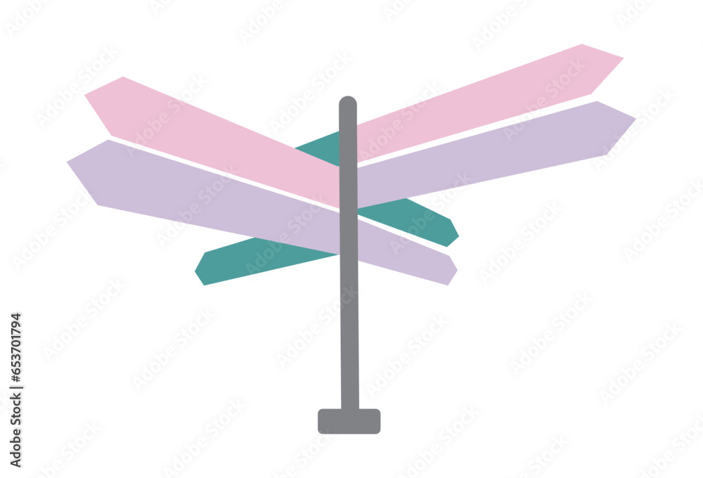 Vetor de Incorporate these direction signs captivating vector ...