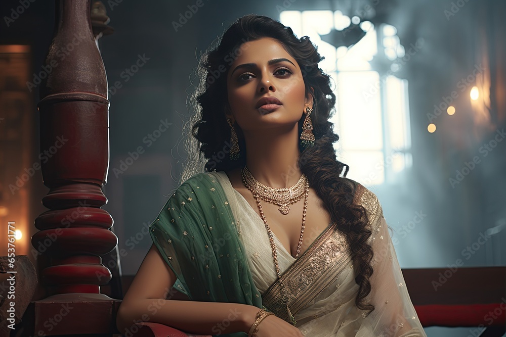 Bollywood movie intriguing legendary brothel madam in India.Generated ...