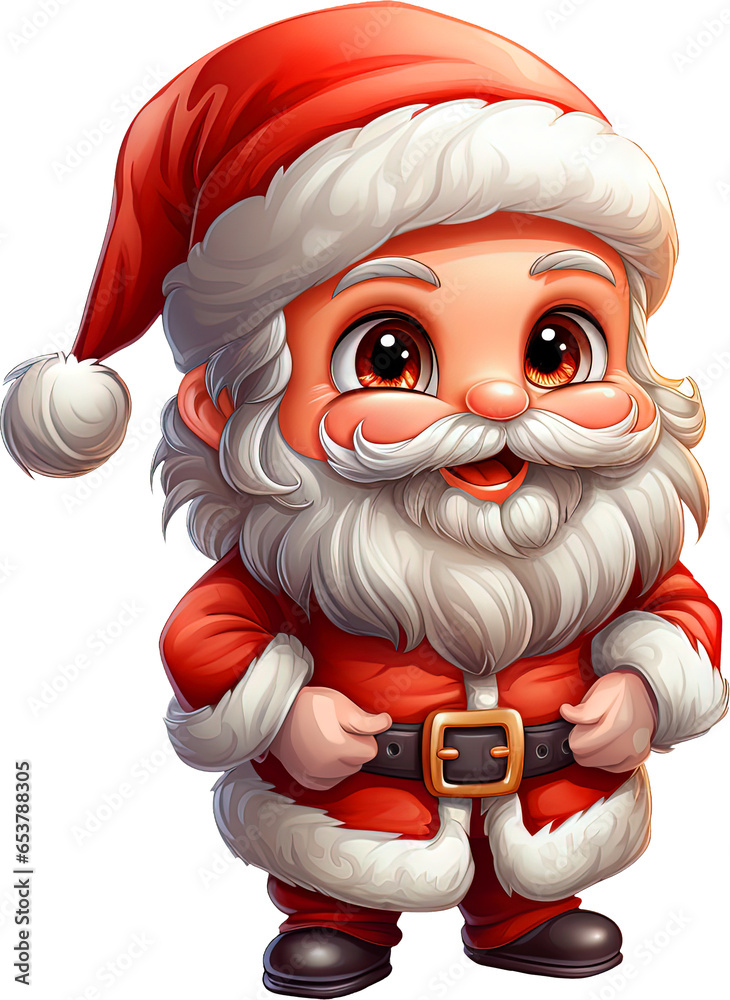 santa claus transparent background PNG clipart Stock Illustration ...