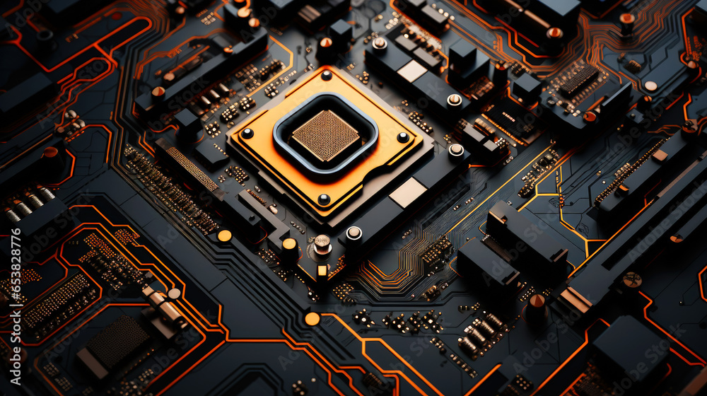 4K circuit board wallpaper. Electronic circuit. motherboard. wallpaper ...
