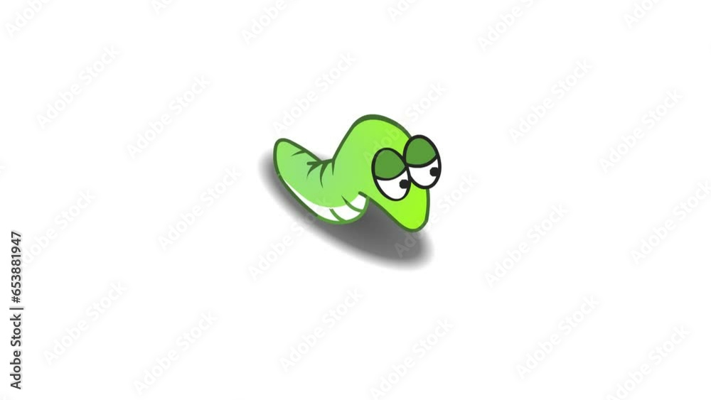 insect, cartoon caterpillar background and 2d animation, creature, worm ...