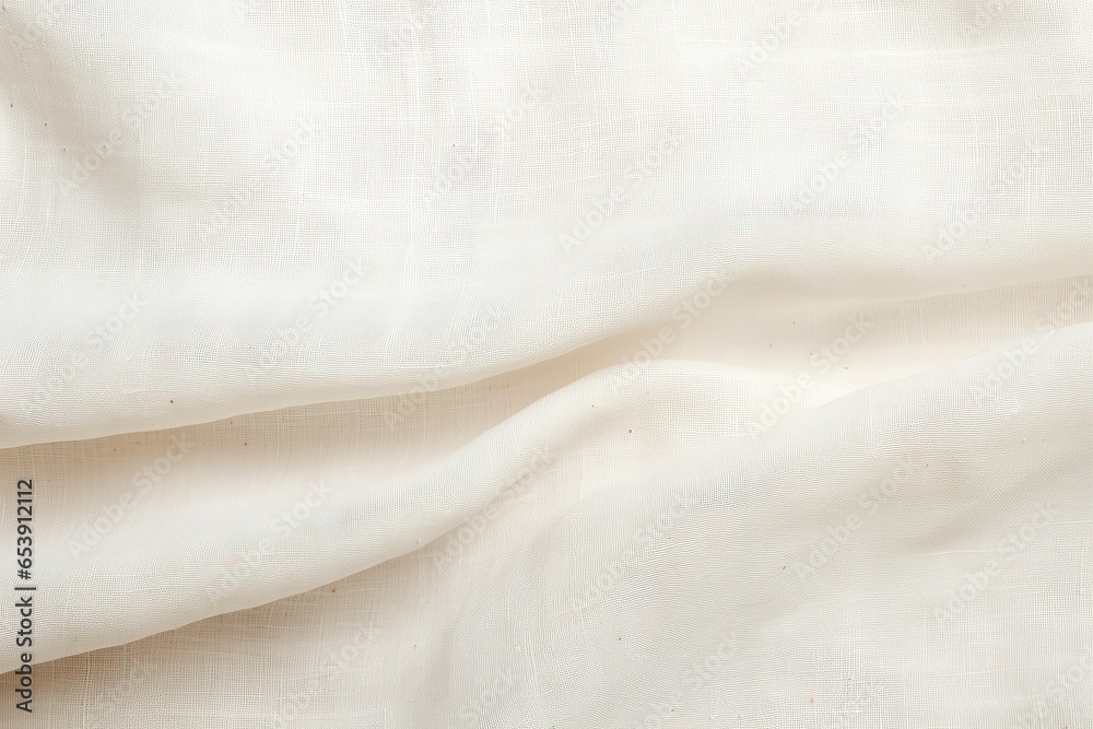 Abstract white elegant aesthetic linen cotton textile fabric background ...