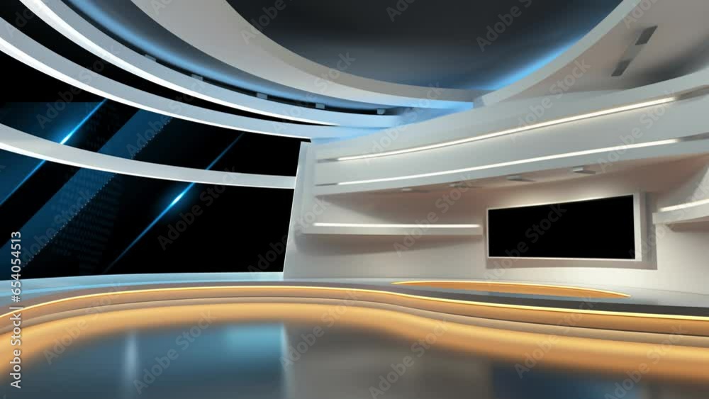 Tv studio. News room. Studio Background. Newsroom bakground. Backdrop ...