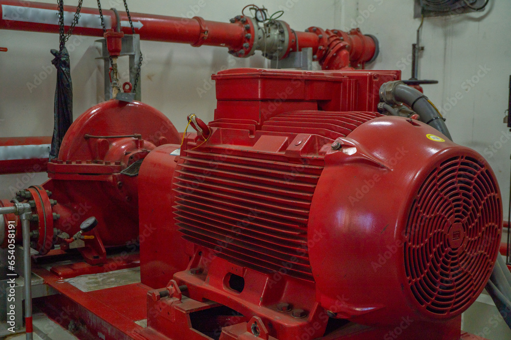 Emergency diesel and electric fire pump for power plant project. The ...