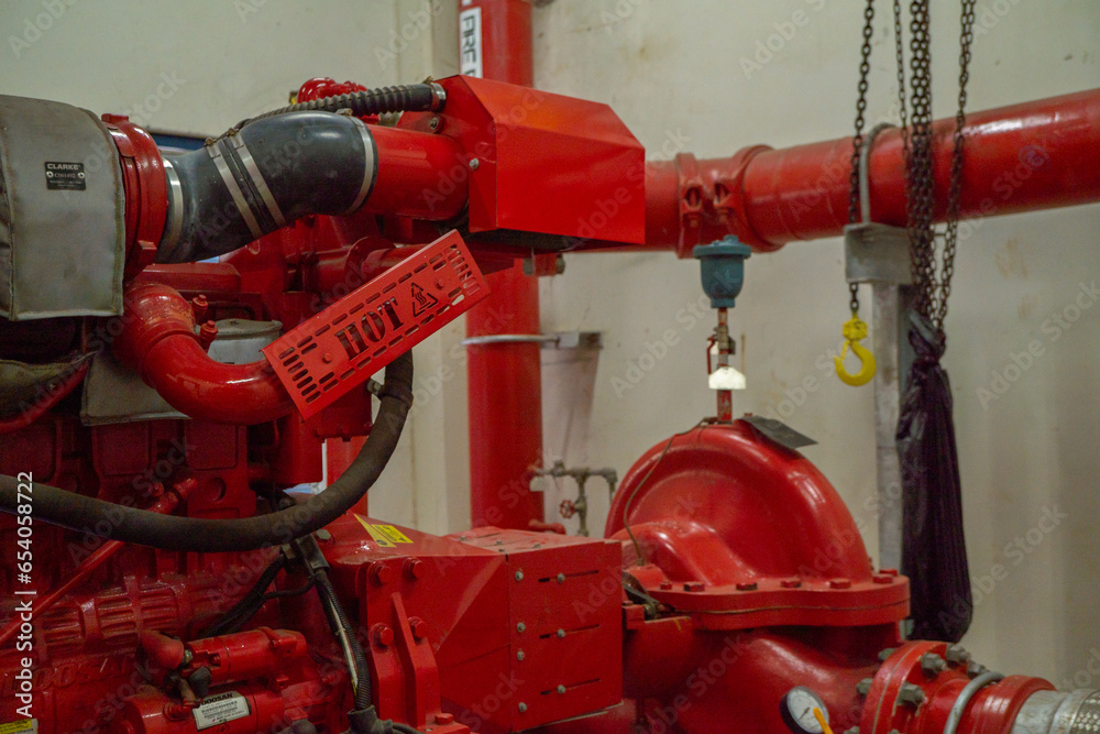 Emergency diesel and electric fire pump for power plant project. The ...