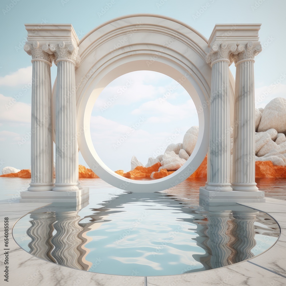 Ancient Greek Ruins Digital Backdrop Collection, Studio Backdrops ...