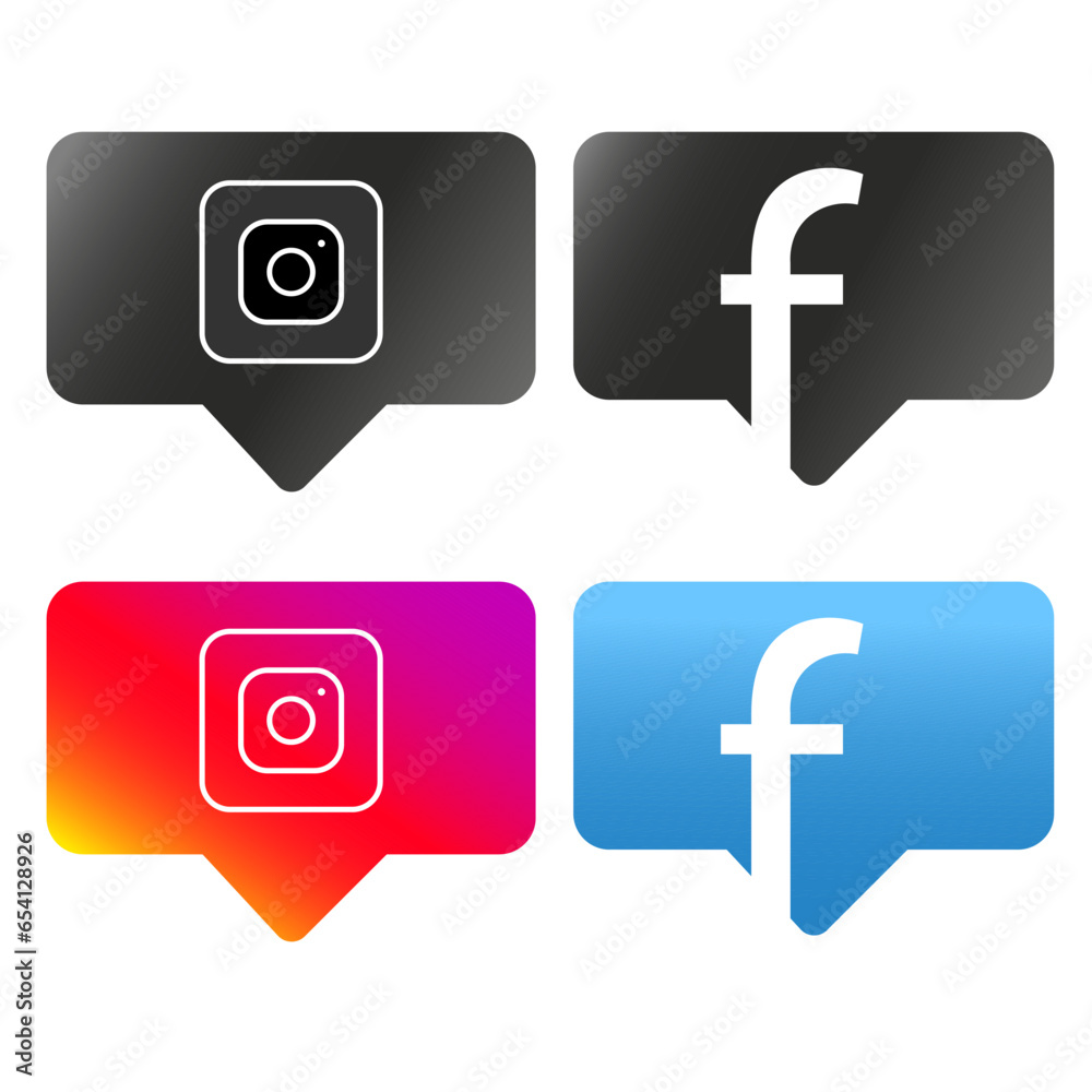 Contact and communication icons. Set of communication icons. Set of ...