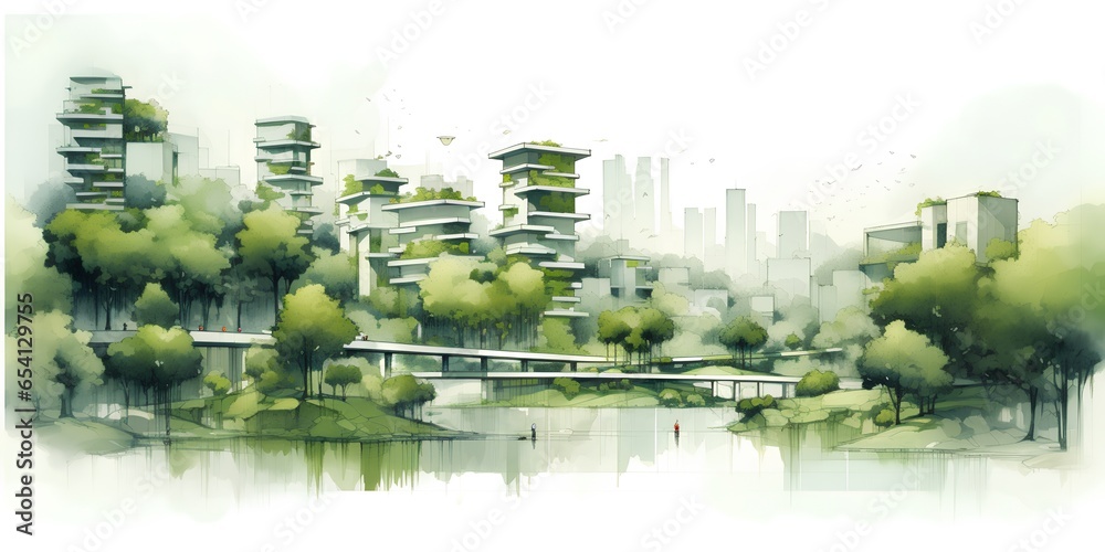 Urban planning and landscaping project. It features a comprehensive ...