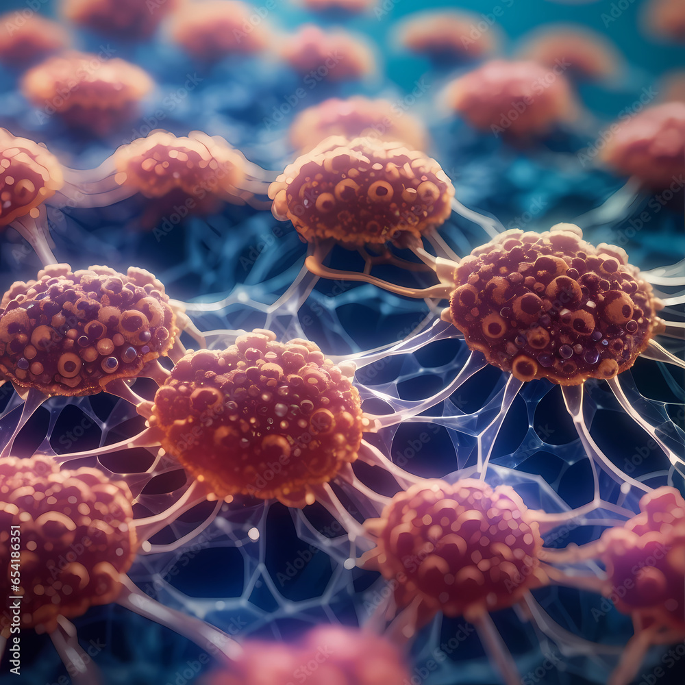 T cells in human thymus. T cells are born from hematopoietic stem cells ...