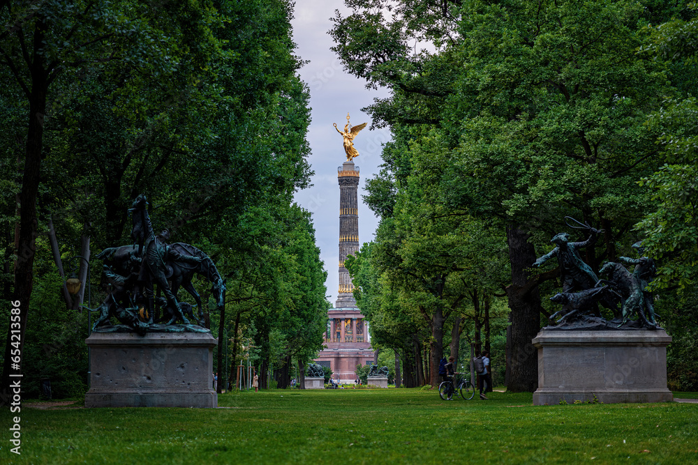 5 June 2023 - Berlin, Germany: Großer Tiergarten in Berlin's largest ...