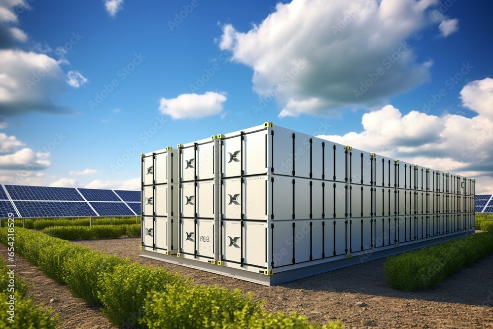 Energy storage using hybrid redox flow battery on a grid scale ...