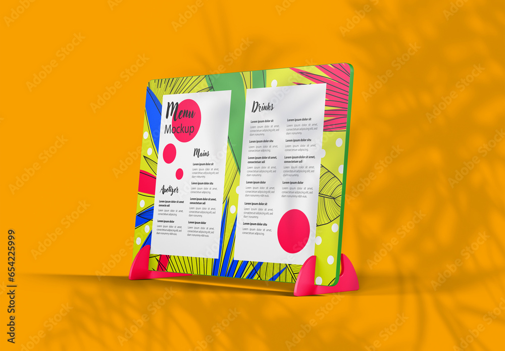 Stand Paper Mockup Stock Template | Adobe Stock