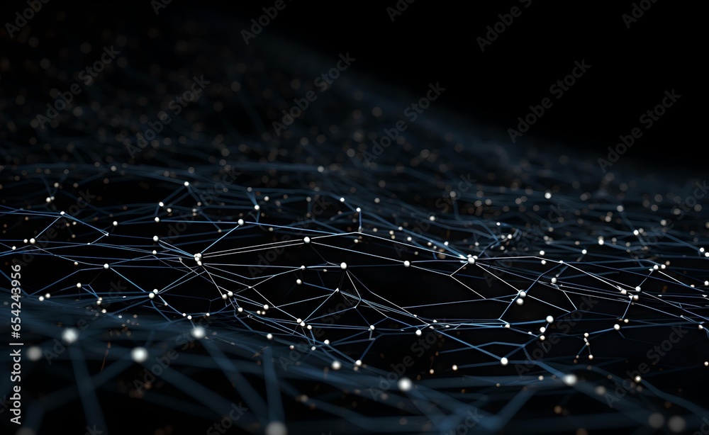 AI style background futuristic background image of AI neural nets ...