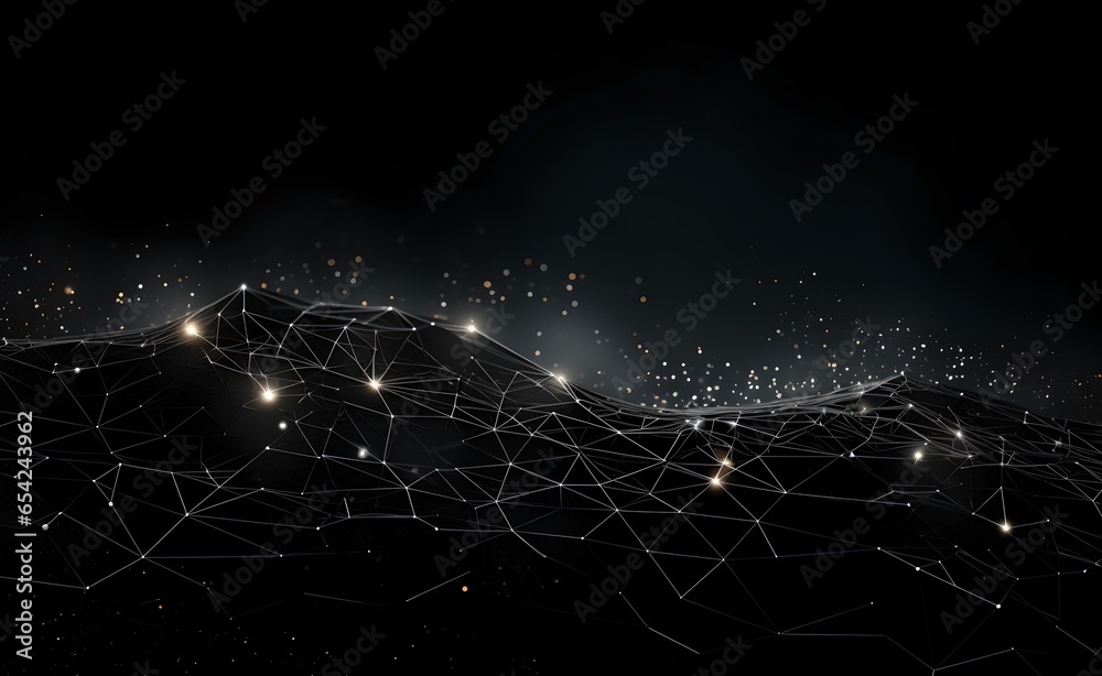 AI style background futuristic background image of AI neural nets ...