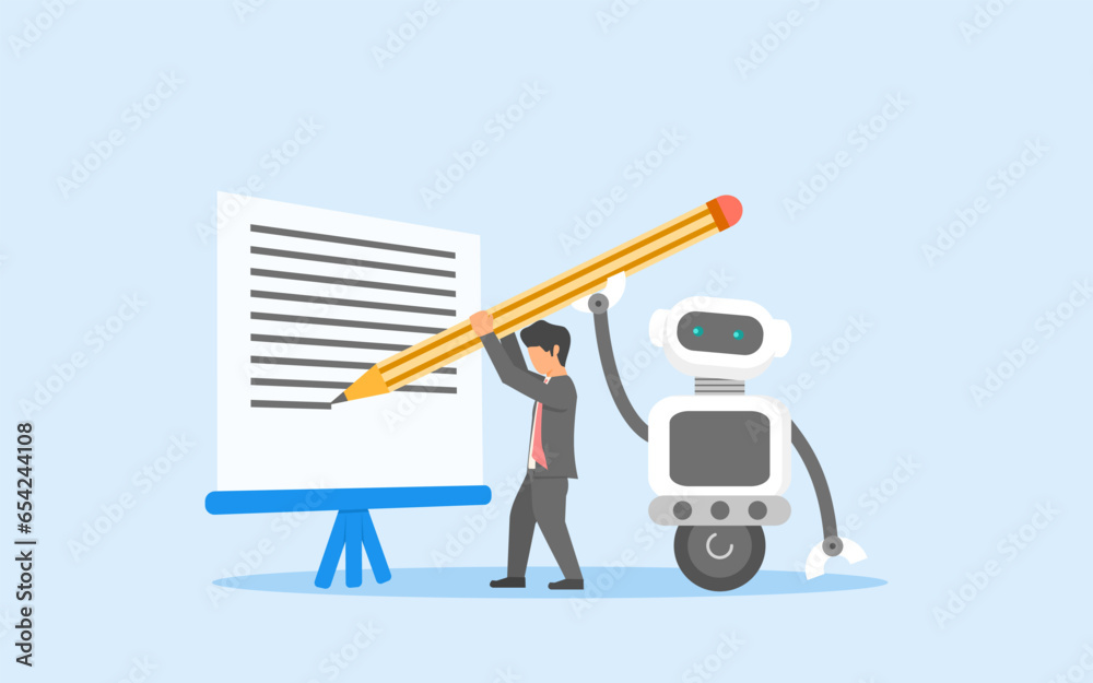 Human vs AI. Human life is now overshadowed by AI. How AI works by ...