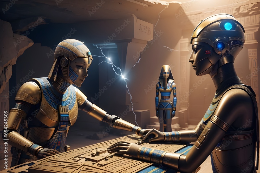 In this captivating science fiction scenario, the boundaries of time ...