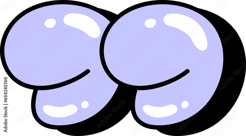 Cartoon Bubble Symbol Quotation Sign Stock Vector | Adobe Stock