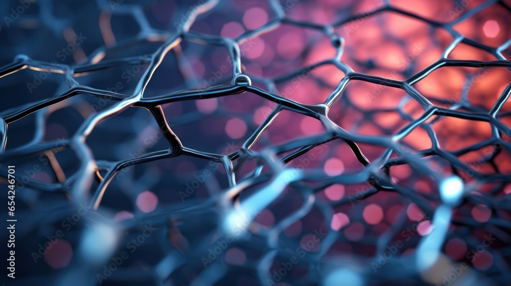 Neural pathways of a brain, complexity of neural networks background ...