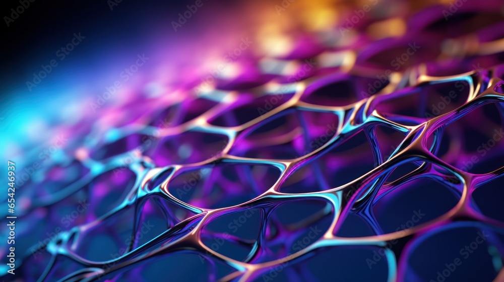 Neural pathways of a brain, complexity of neural networks background ...