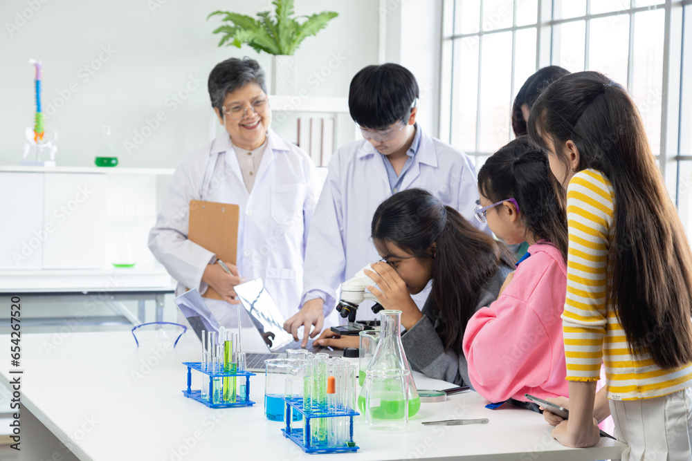 Ability of elderly employee working in education business, senior ...