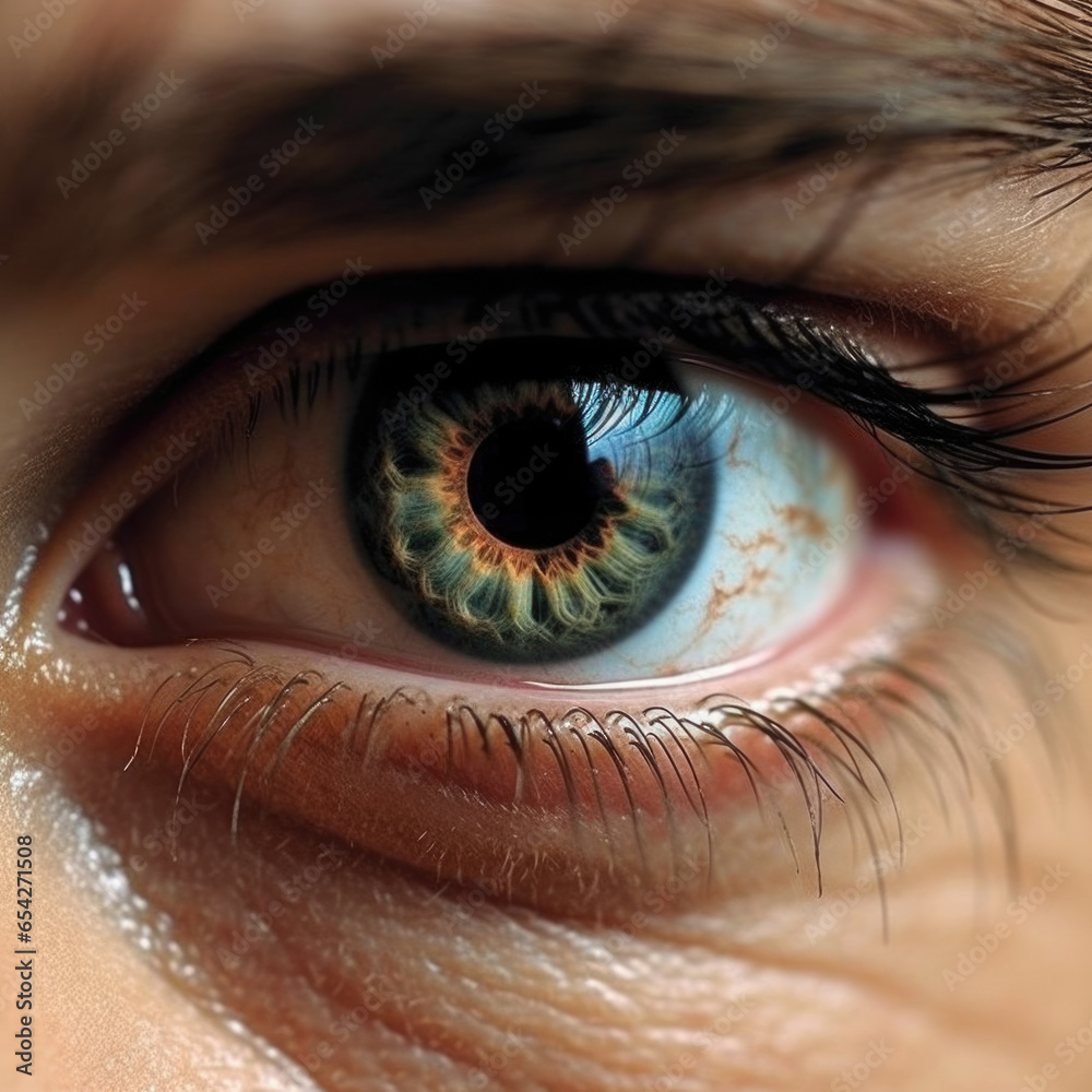 Female eye with long eyelashes close-up.insightful look eyes.Background ...