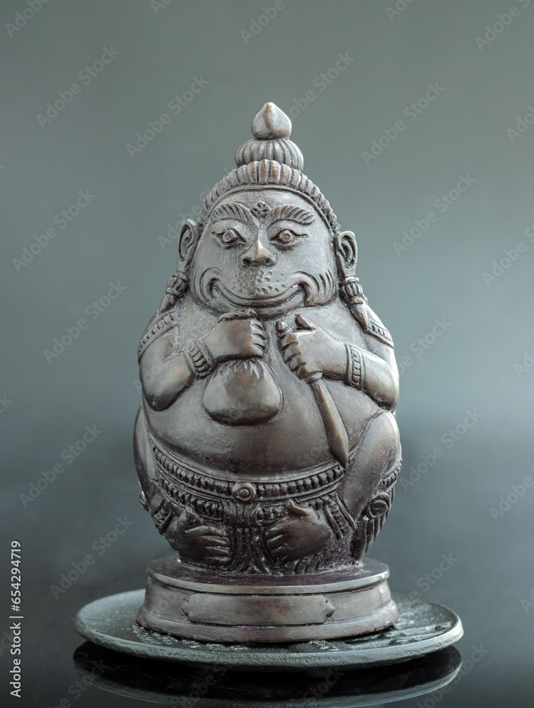 Figurine of Phali, (The Unbeatable Money King) Sculpture Statue on Dark ...