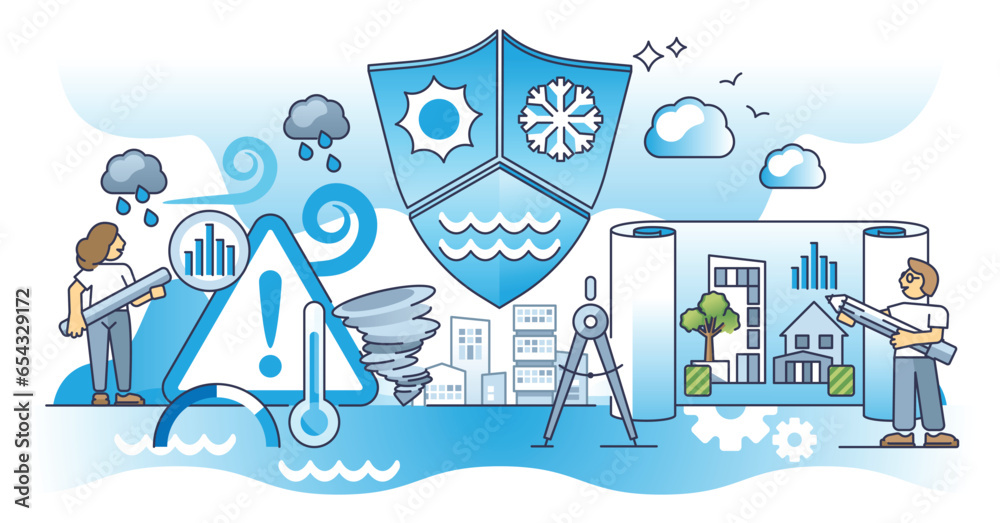 Climate risk management and warning calculations for society safety ...