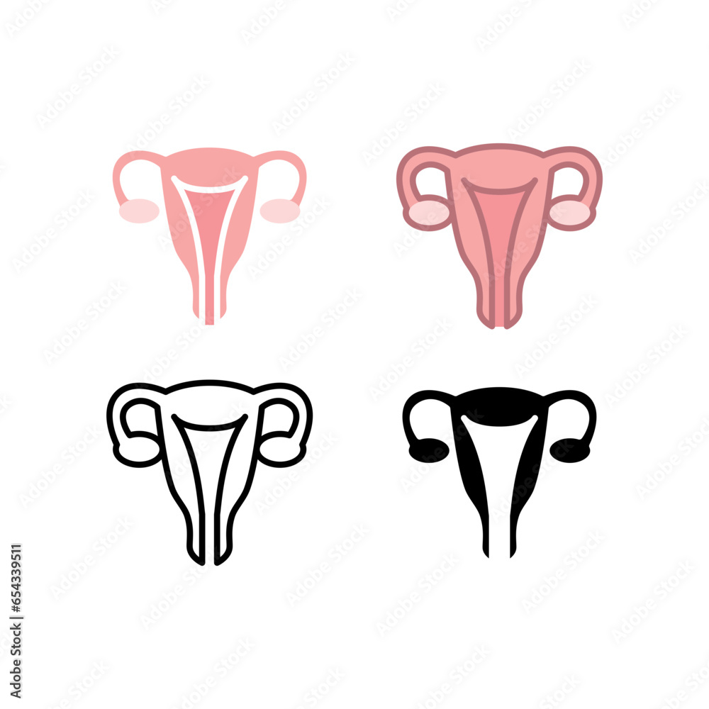 Healthy Female reproductive system in Internal organ include uterus ...