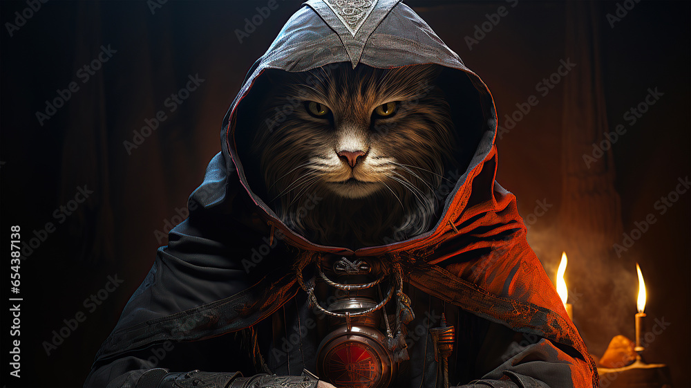 Tabaxi Portrait Stock Photo | Adobe Stock