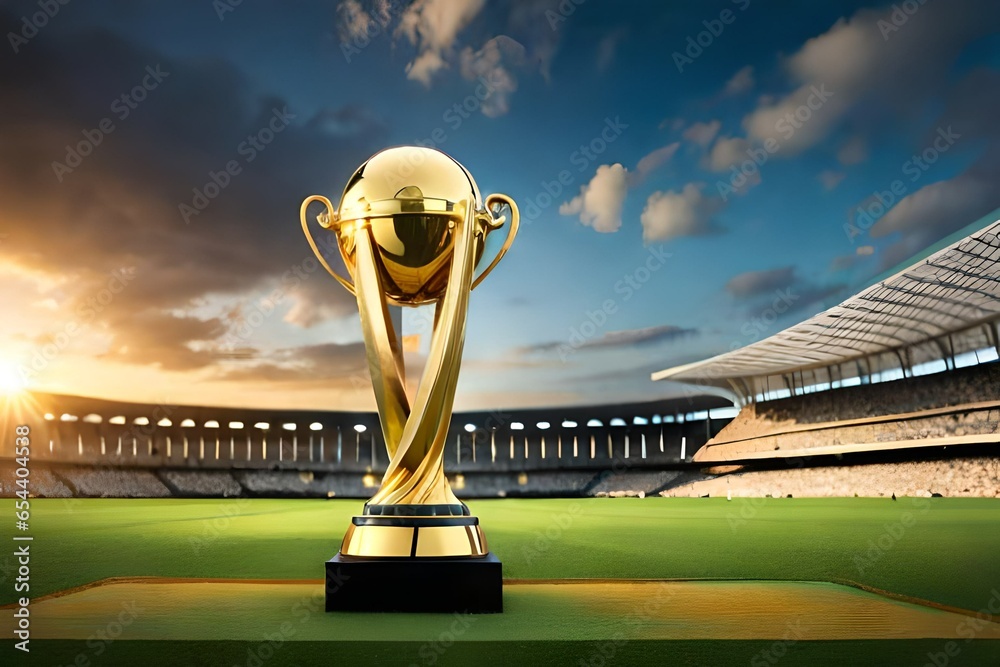 cricket world cup 2023 trophy, golden trophy, champions trophy, trophy ...