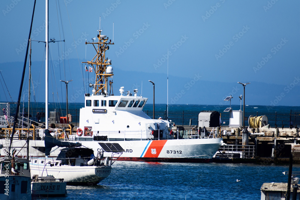 United States Coast Guard Cutter Hawksbill WPB-87312 patrol boat docked ...