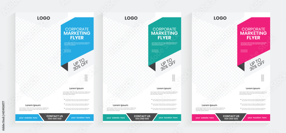A4 size best corporate agency flyer design, New business A4 conference ...
