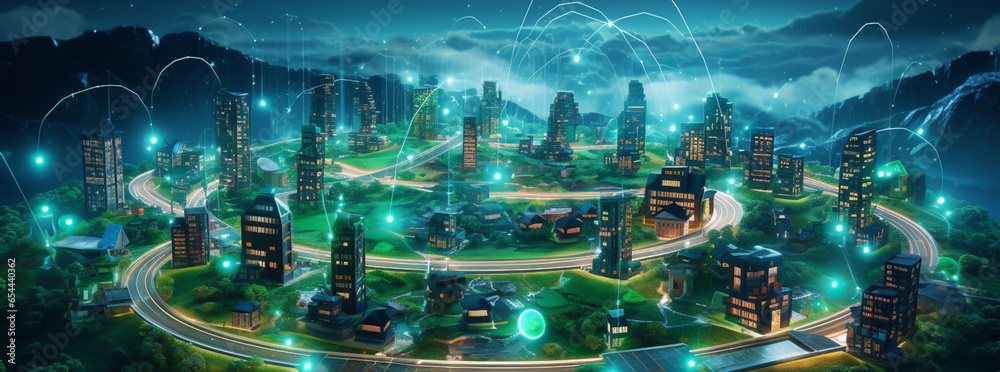 Green community with Digital smart city infrastructure and rapid data ...
