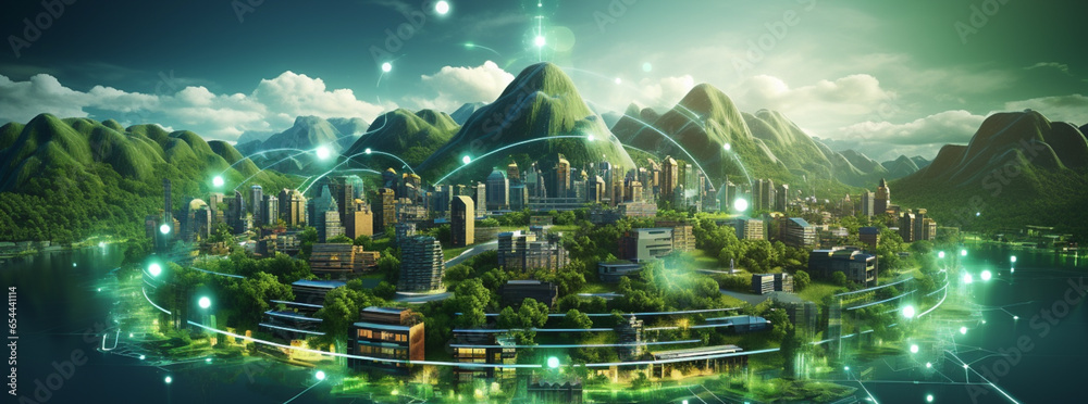 Green community with Digital smart city infrastructure and rapid data ...