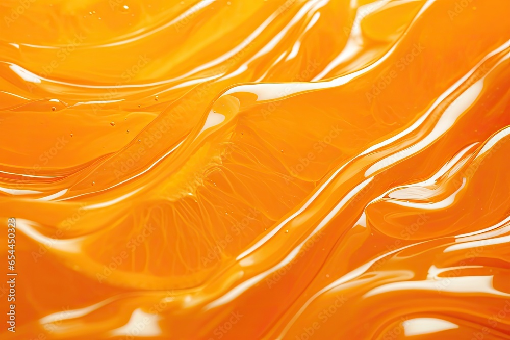 Vibrant orange juice texture evoking health and natural waves Stock ...