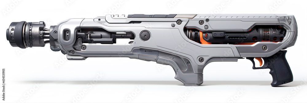 Futuristic combat weapon super modern shotgun hi tech shot gun ...