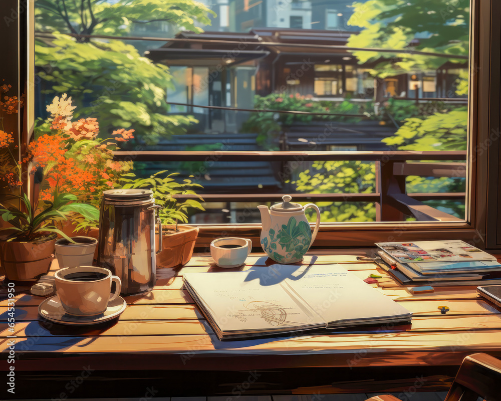 Zen Study Space: Japanese-Inspired Desk Setup for a Calming Back-to ...