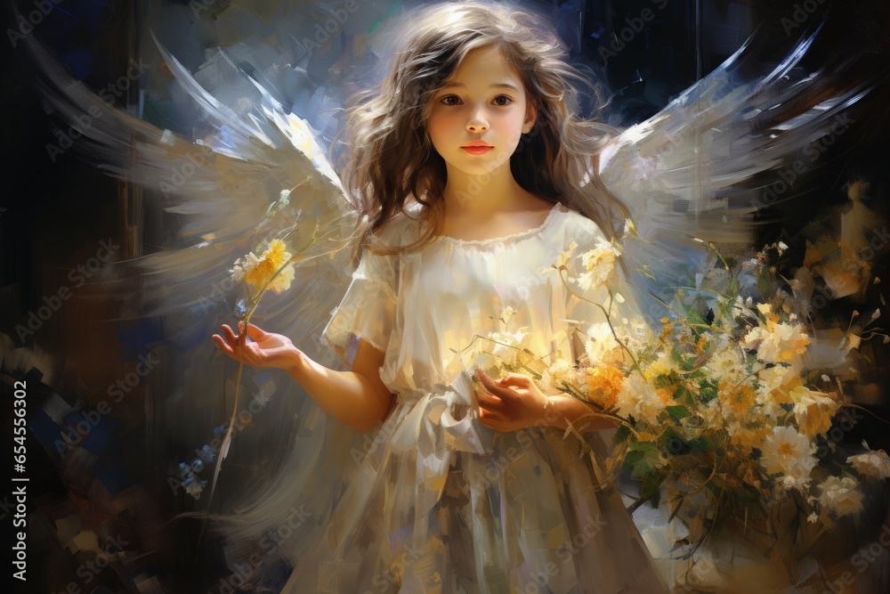 Angel, Religious concept bible belief in the miracle of god and Jesus ...