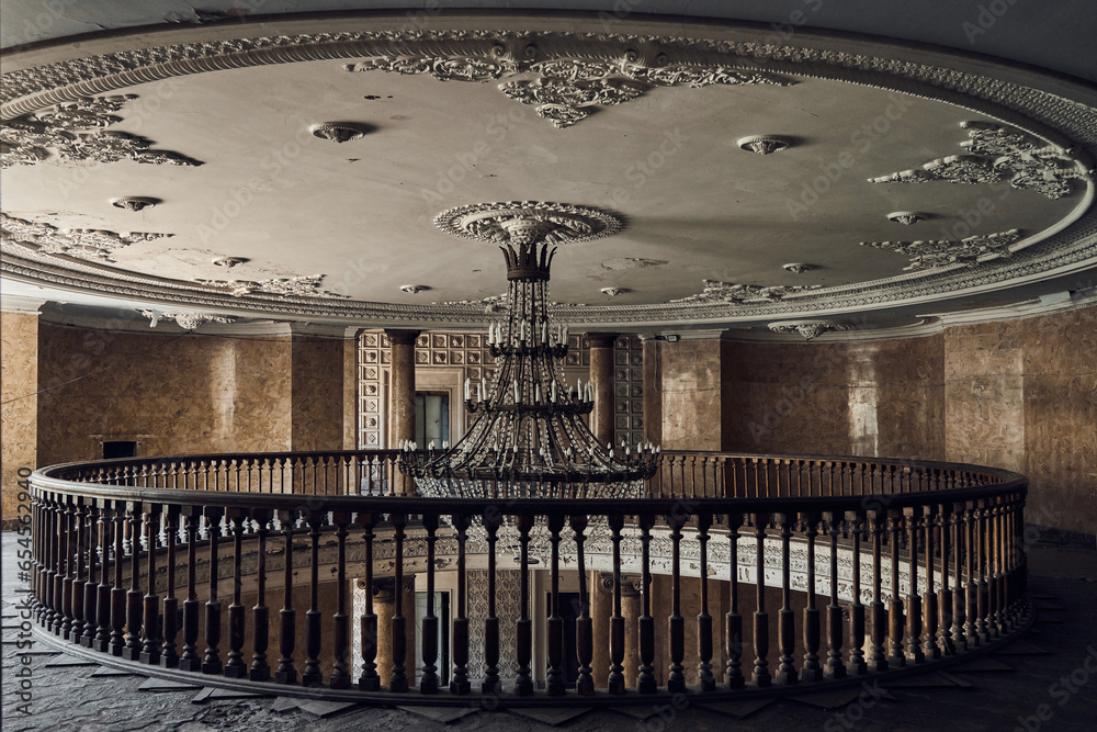 Abandoned soviet spa resort (sanatorium) Metallurg, in Tskaltubo ...