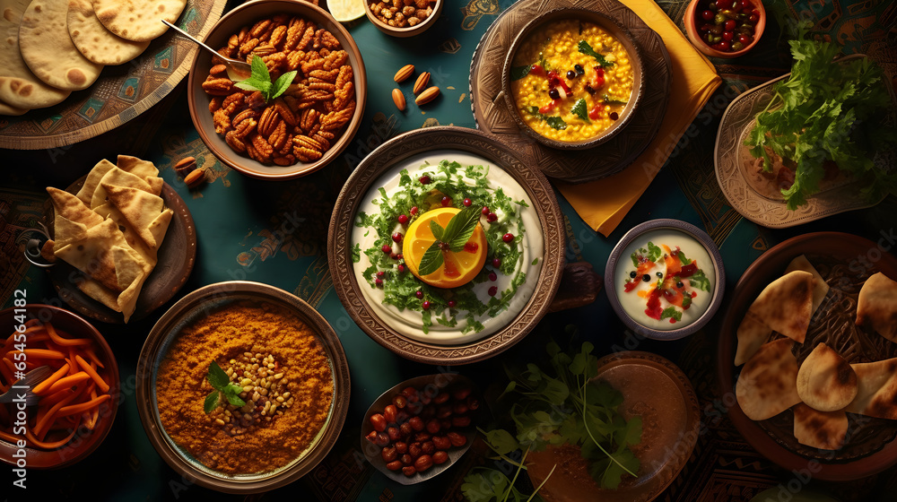 Arabic Cuisine: Middle Eastern traditional lunch. It's also Ramadan ...