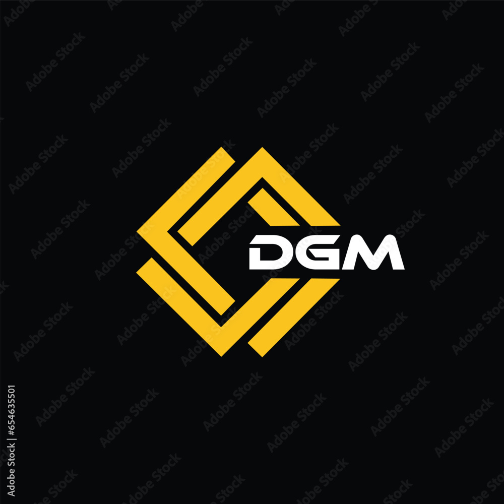 DGM letter design for logo and icon.DGM typography for technology ...