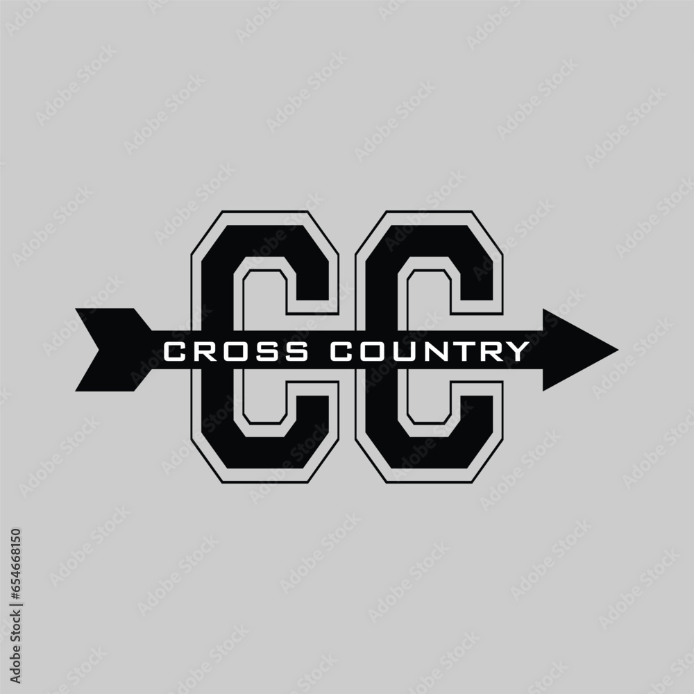 Cross Country Symbool Clipart
