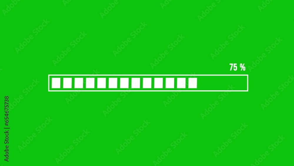 Loading bar animation, Loading buffer processing bar, Animated Loading ...