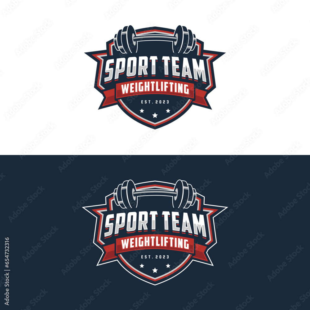 Poster Gym logo vector illustration emblems, Fitness labels and design ...