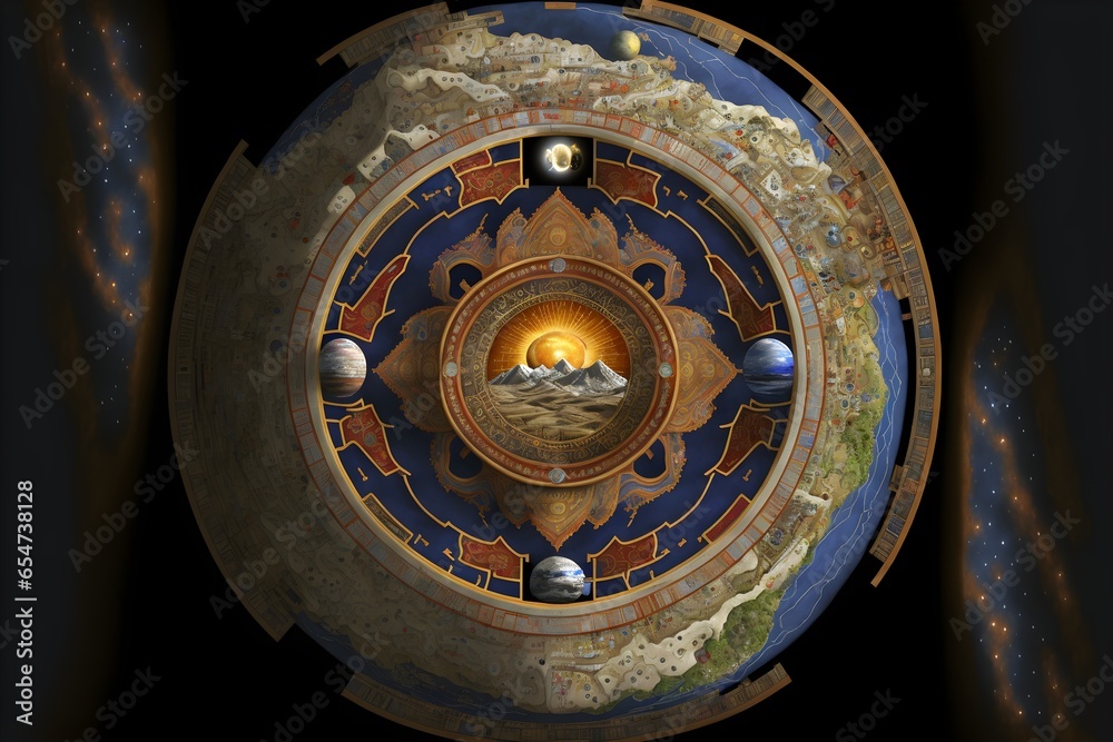 Buddhist depiction of the true nature of the cosmos The Dreamer ...