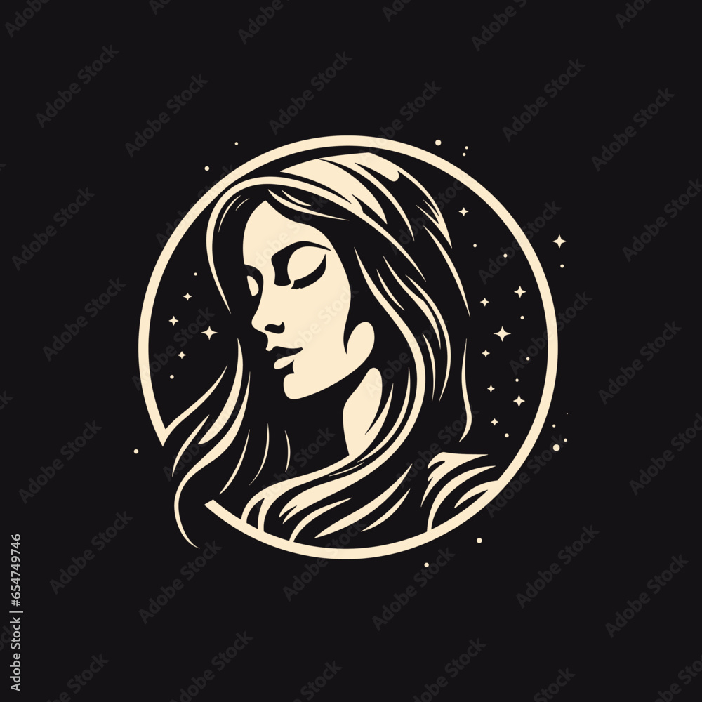 vector illustration of Our Lady Virgin Mary Mother of Jesus, printable ...