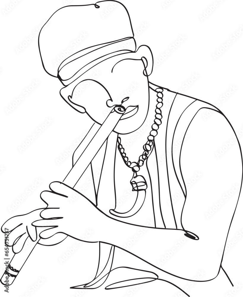 Traditional Nose Flute Melody: Ifugao Musician in Action, Kaleleng ...