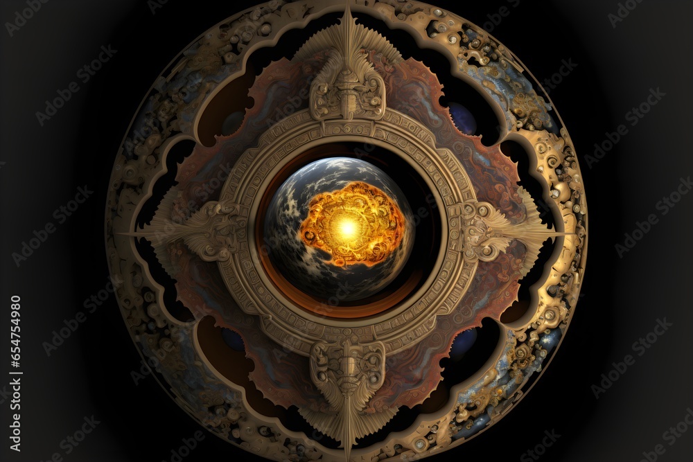 Buddhist depiction of the true nature of the cosmos The Dreamer ...