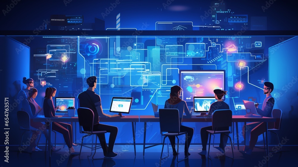 collaborative software developers coding and testing in modern ...